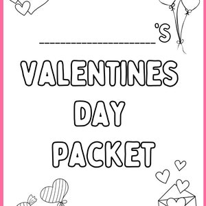 Valentine's Day Worksheet Packet - Includes 16 Pages of Activities ...