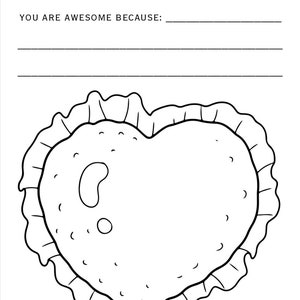 Valentine's Day Coloring Worksheets, Valentine PDF Coloring Pages ...