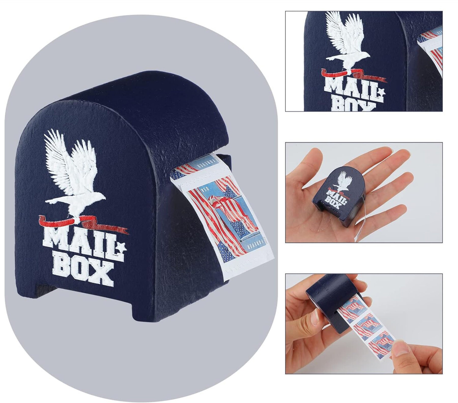 Wooden Stamp Roll Dispenser for USPS Forever Stamp Roll Dispenser - Etsy