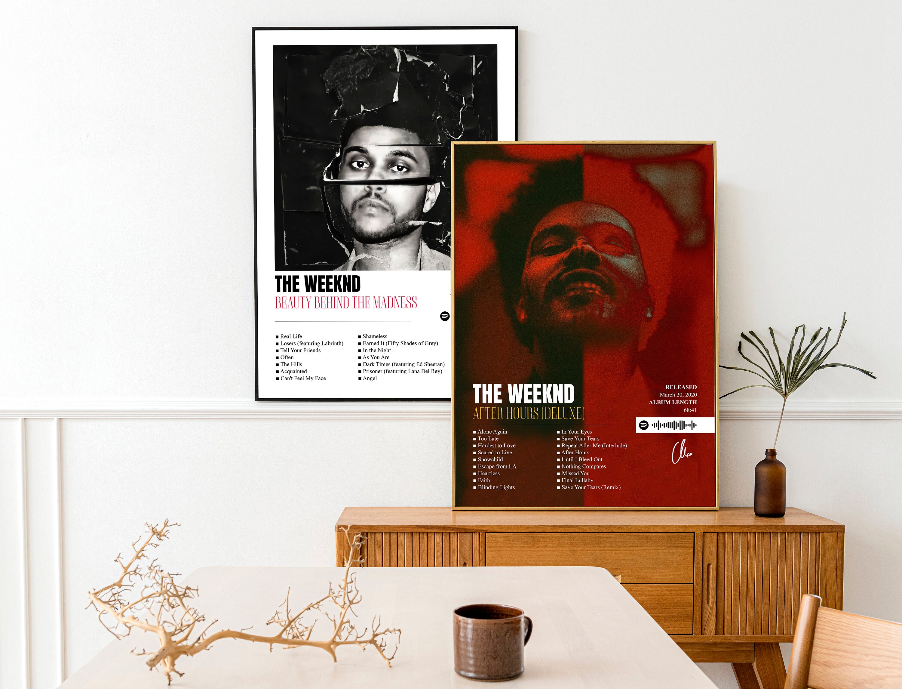 The Weeknd All Album Poster Set of 15, the Weeknd Album Cover Prints ...