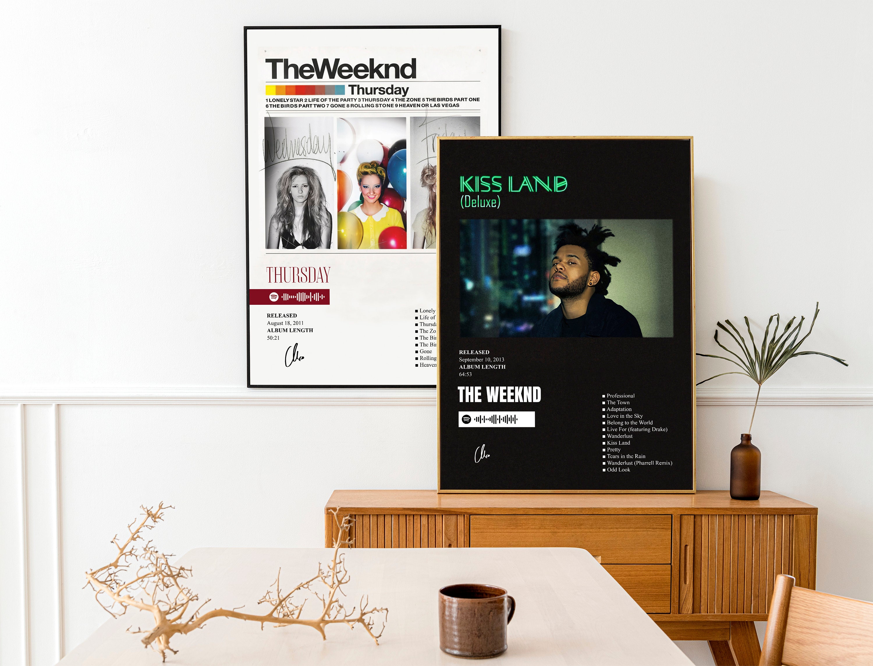 The Weeknd All Album Poster Set of 15, the Weeknd Album Cover Prints ...