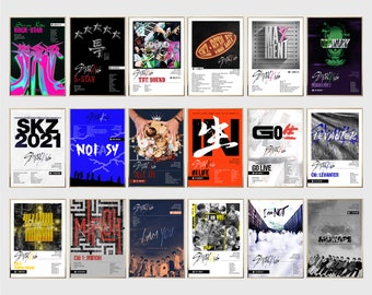 Stray Kids Album Covers Photo Prints for Wall Decor - Etsy