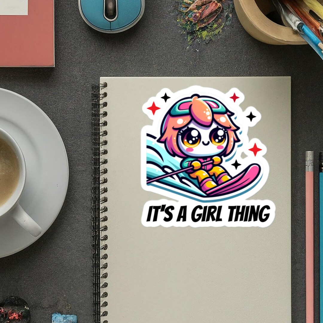Wakeboard Stickers, It's a Girl Thing Decals, Girl Power Gift, Stickers ...