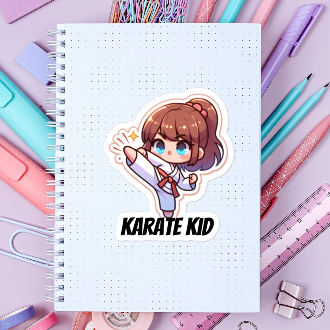 Karate Stickers, Karate Kid Decals, Fun Karate Decals, Martial Arts ...