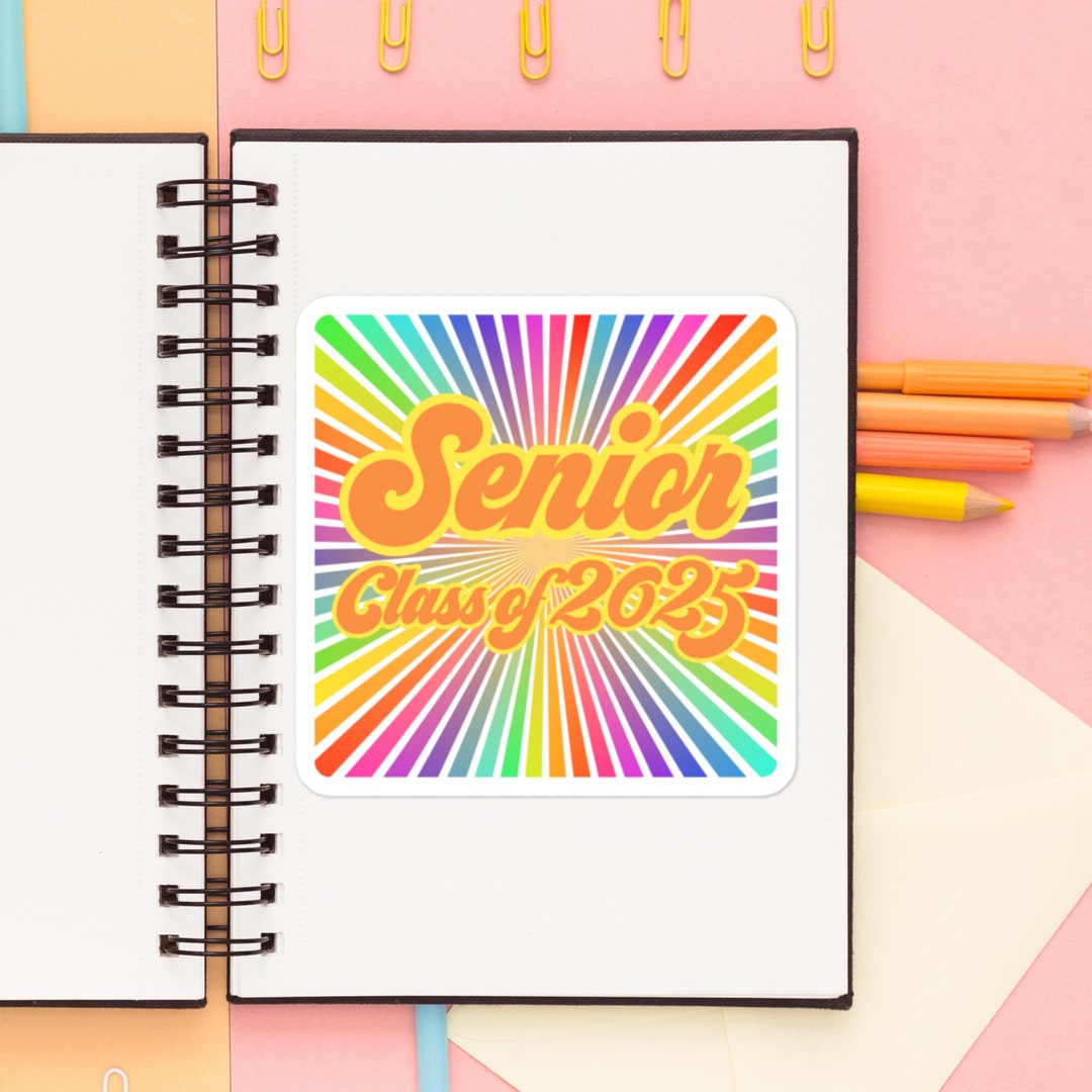 Senior 2025 Sticker, Class of 2025 Sticker Decals, Seniors '25 Decal ...