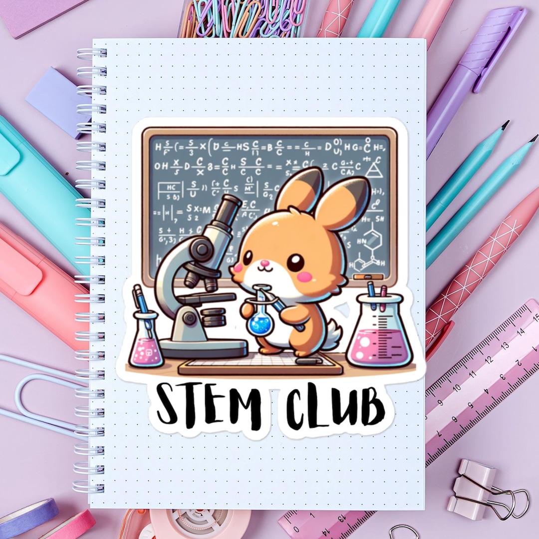 Stickers STEM School Club Gift School Sticker STEM Club Sticker STEM ...