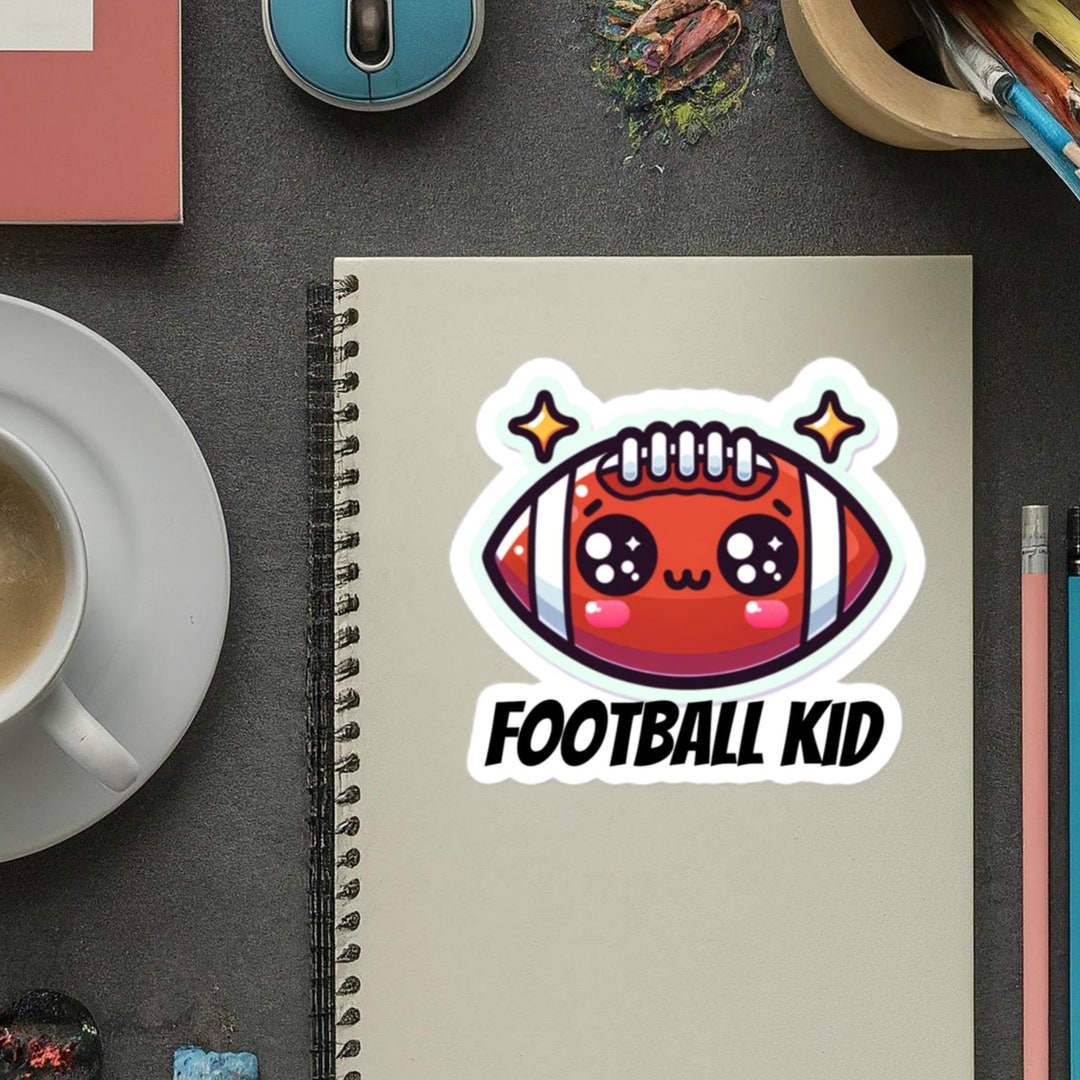 Football Sticker, Football Team Decal, Football Kid Decal, Football ...