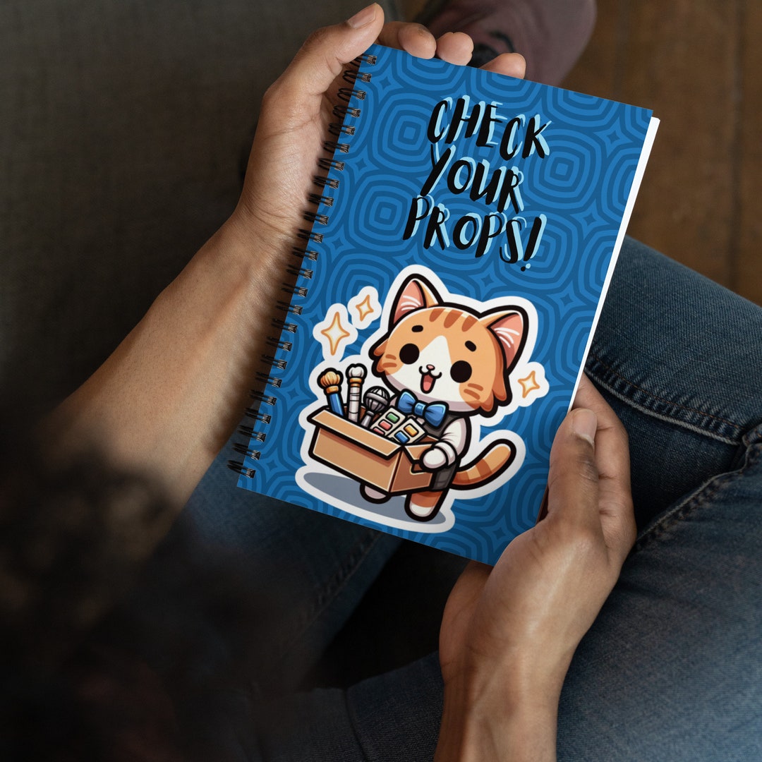 NOTEBOOK Check Your Props SPIRAL NOTEBOOK Theatre Humor Stage Jokes ...