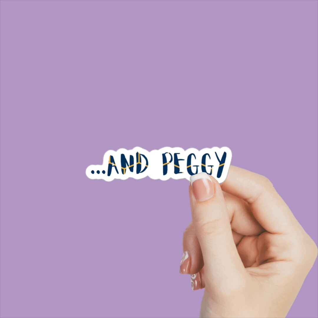 Musical Theater Stickers, and Peggy Decal, Theater Humor Gift, Theater ...