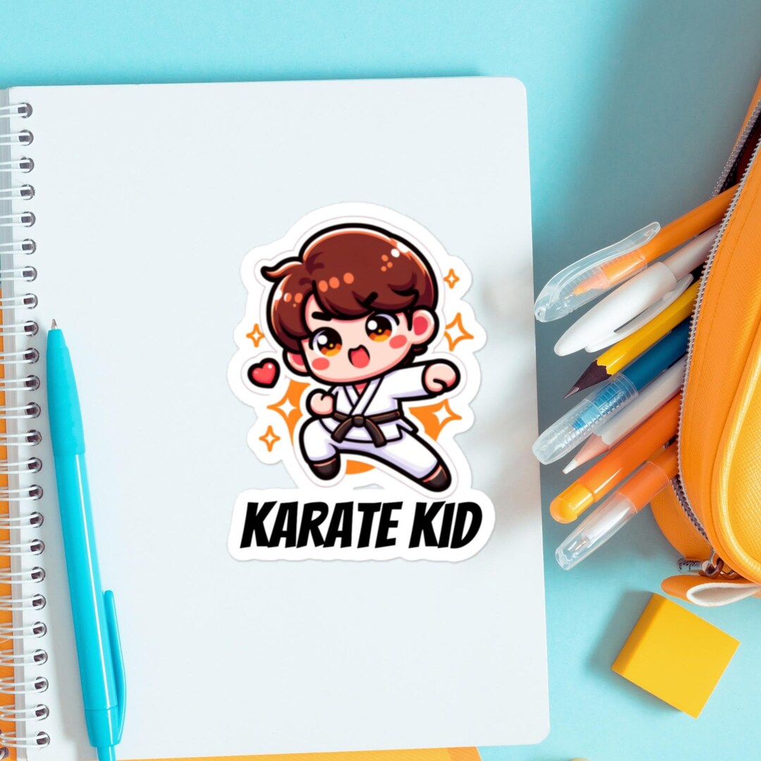 Karate Stickers, Karate Kid Decals, Fun Karate Decals, Martial Arts ...