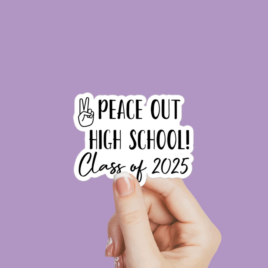 Senior 2025 Sticker, Class of 2025 Sticker Decals, Seniors '25 Decal ...