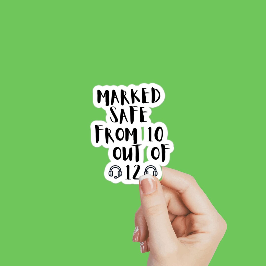 Theatre Stickers, 10 Out of 12 Decal, Stage Manager Stickers, Actor ...