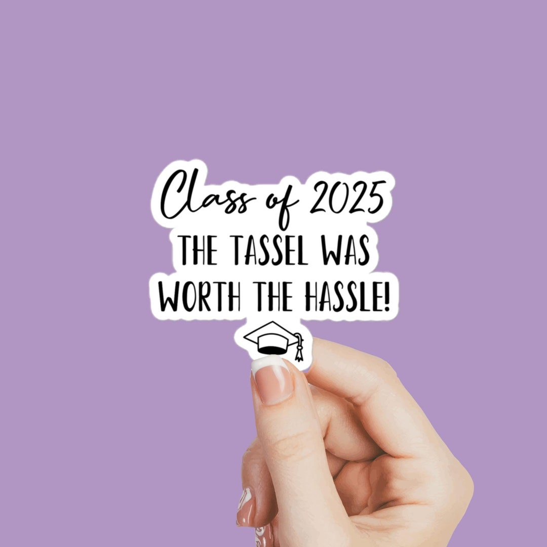 Senior 2025 Sticker, Class of 2025 Sticker Decals, Seniors '25 Decal ...