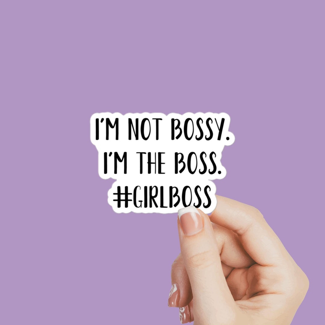 Funny Stickers Girl Boss, Empowerment Stickers Cute, Lady Boss Gift ...
