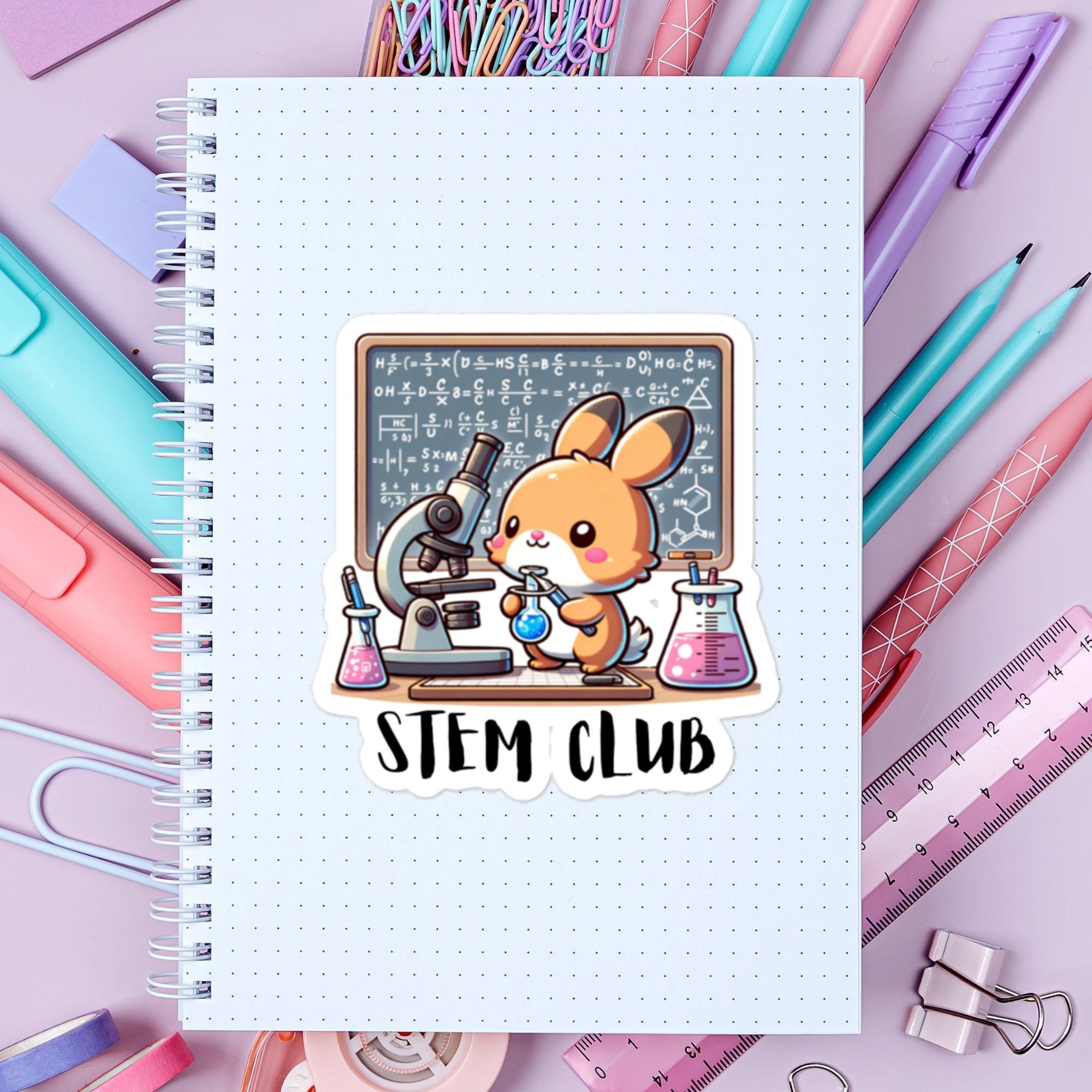 Stickers STEM School Club Gift School Sticker STEM Club Sticker STEM ...