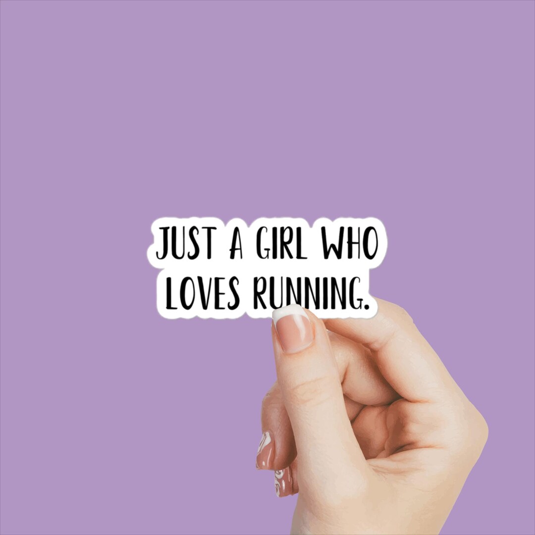 Running Sticker Decal, Running Love Gift, Gifts for Runners, Running ...