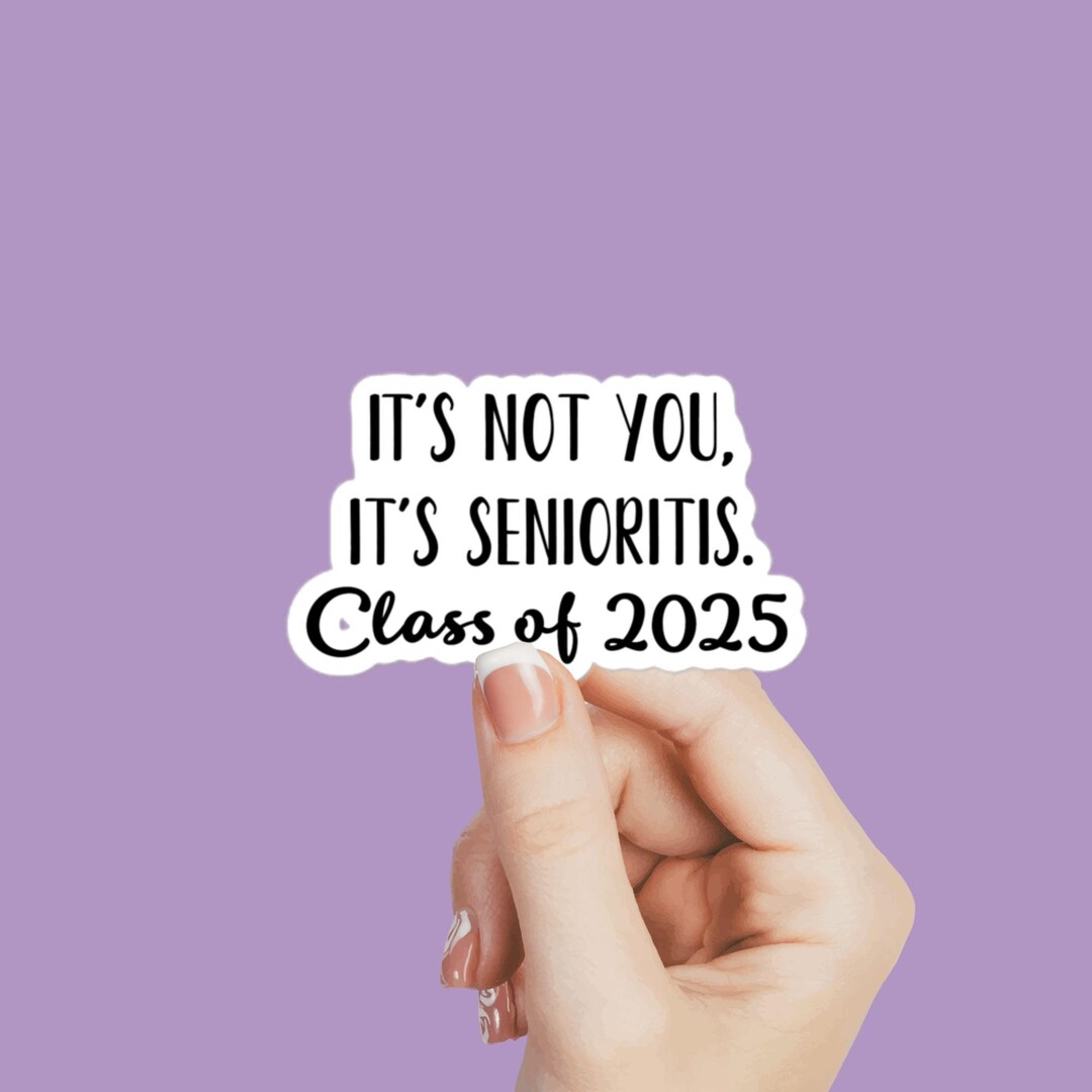 Senior 2025 Sticker, Class of 2025 Sticker Decals, Seniors '25 Decal ...