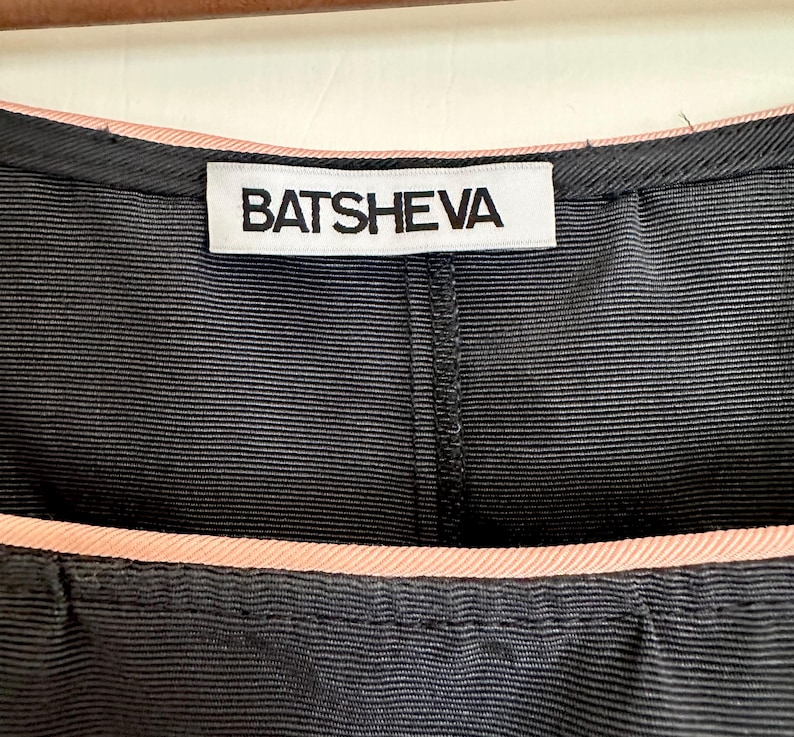 Black Moiré Batsheva Dirndl Blouse - Size 2 (extra Small) - Etsy