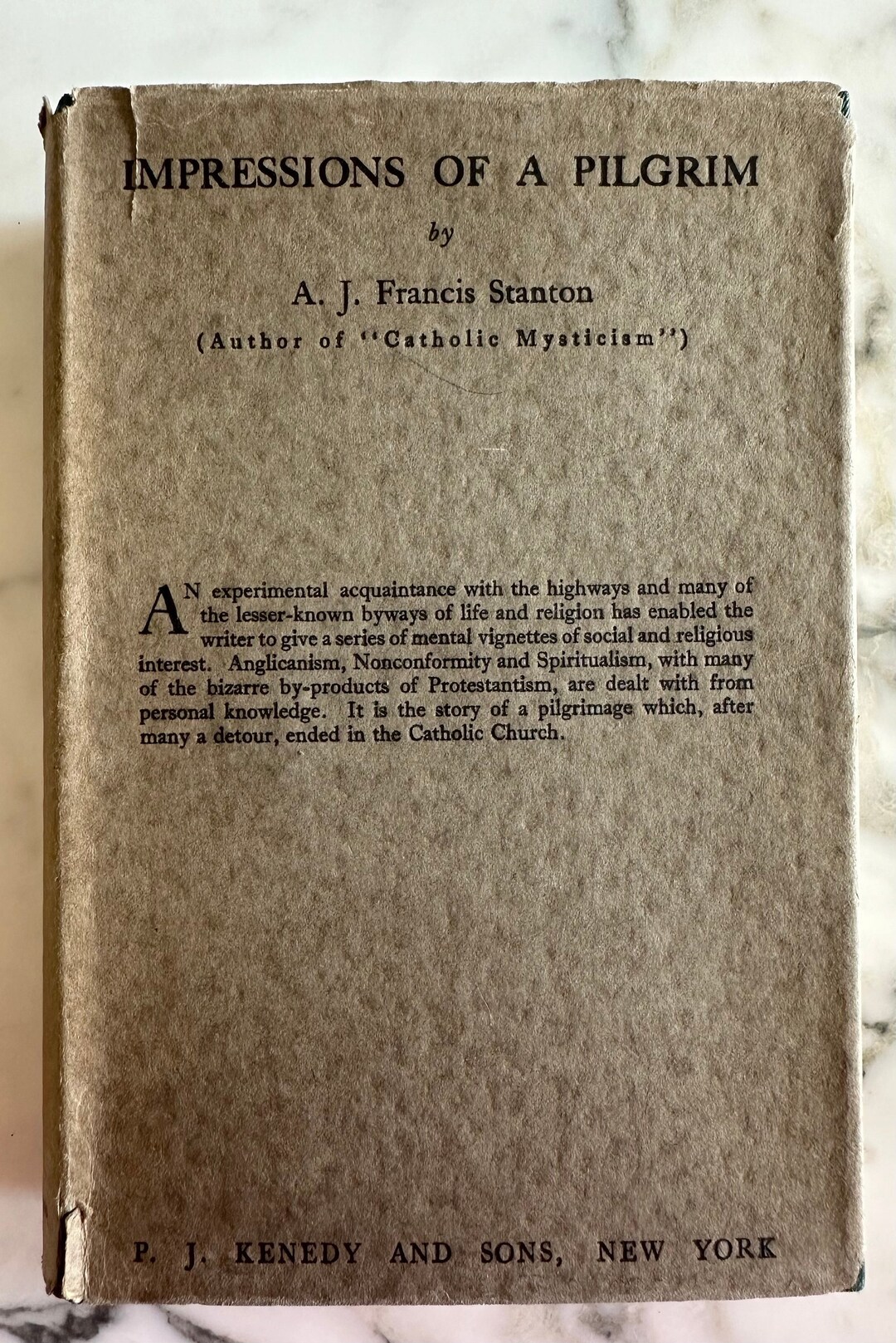 RARE Impressions of a Pilgrim - 1st Edition - Francis Stanton (1930) - Etsy