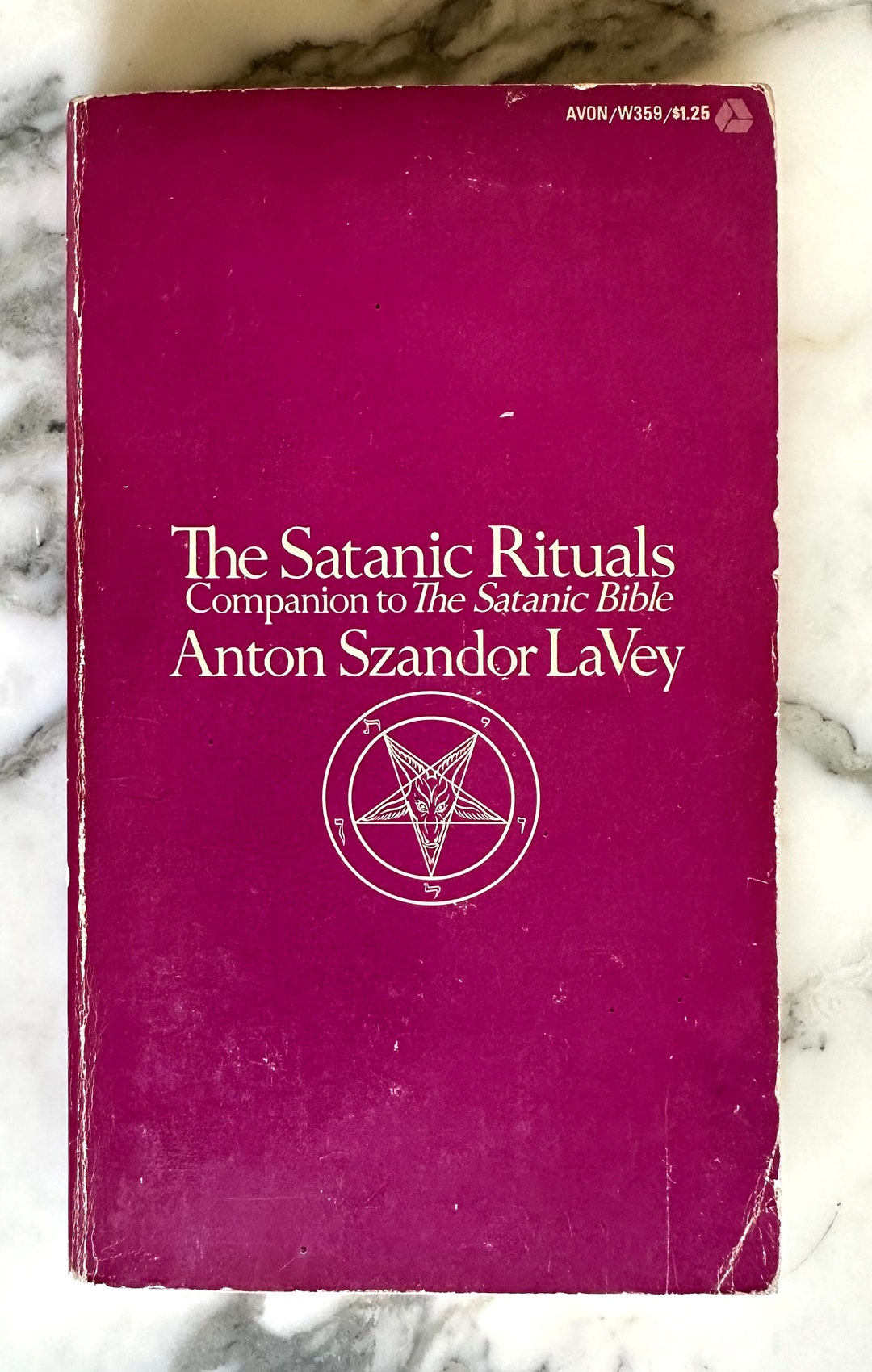 RARE 1st Edition the Satanic Rituals (1972) - Anton Lavey - Avon ...