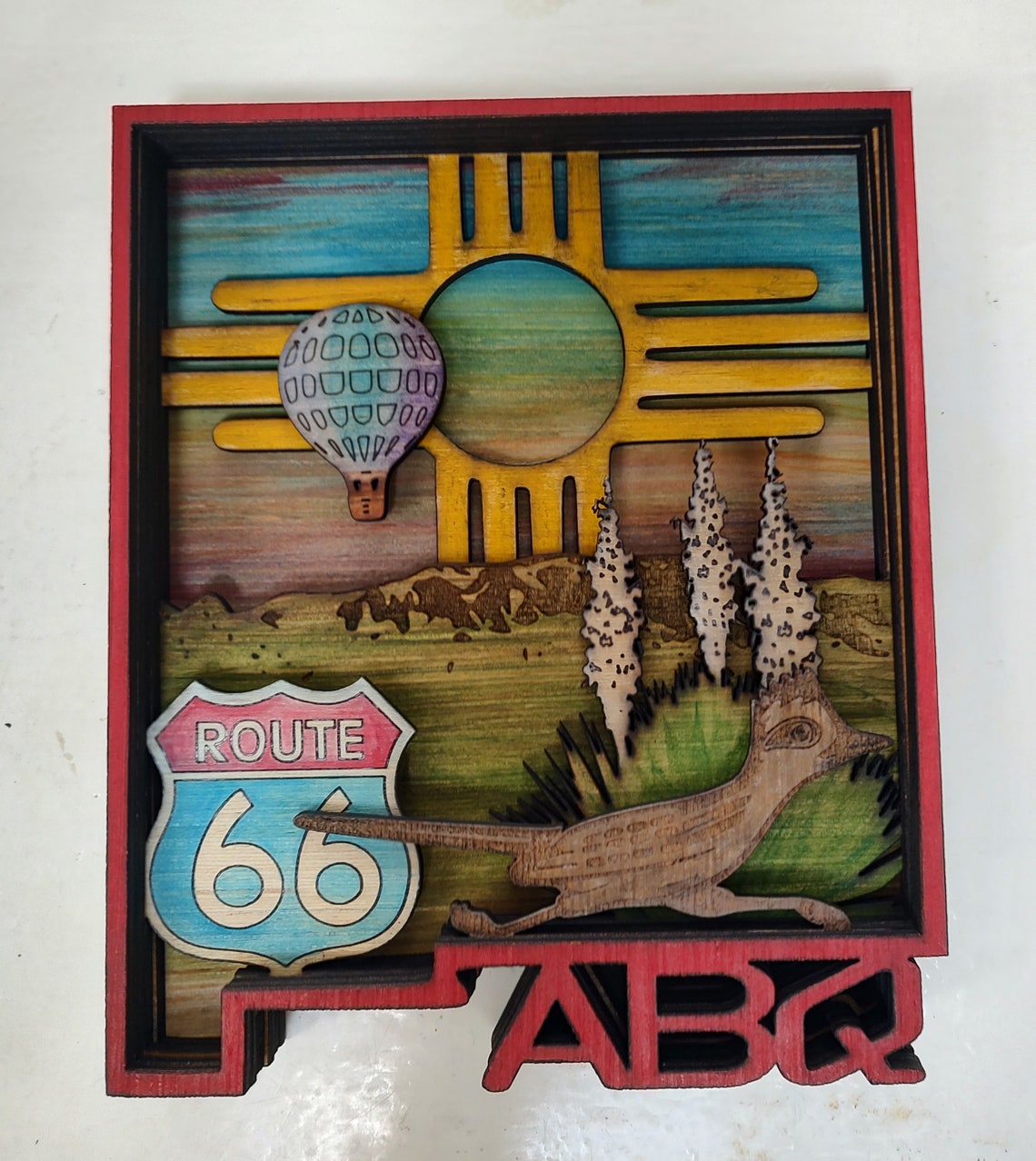 New Mexico and Albuquerque State Outline SVG/AI/DXF/LBRN2 Files - Etsy