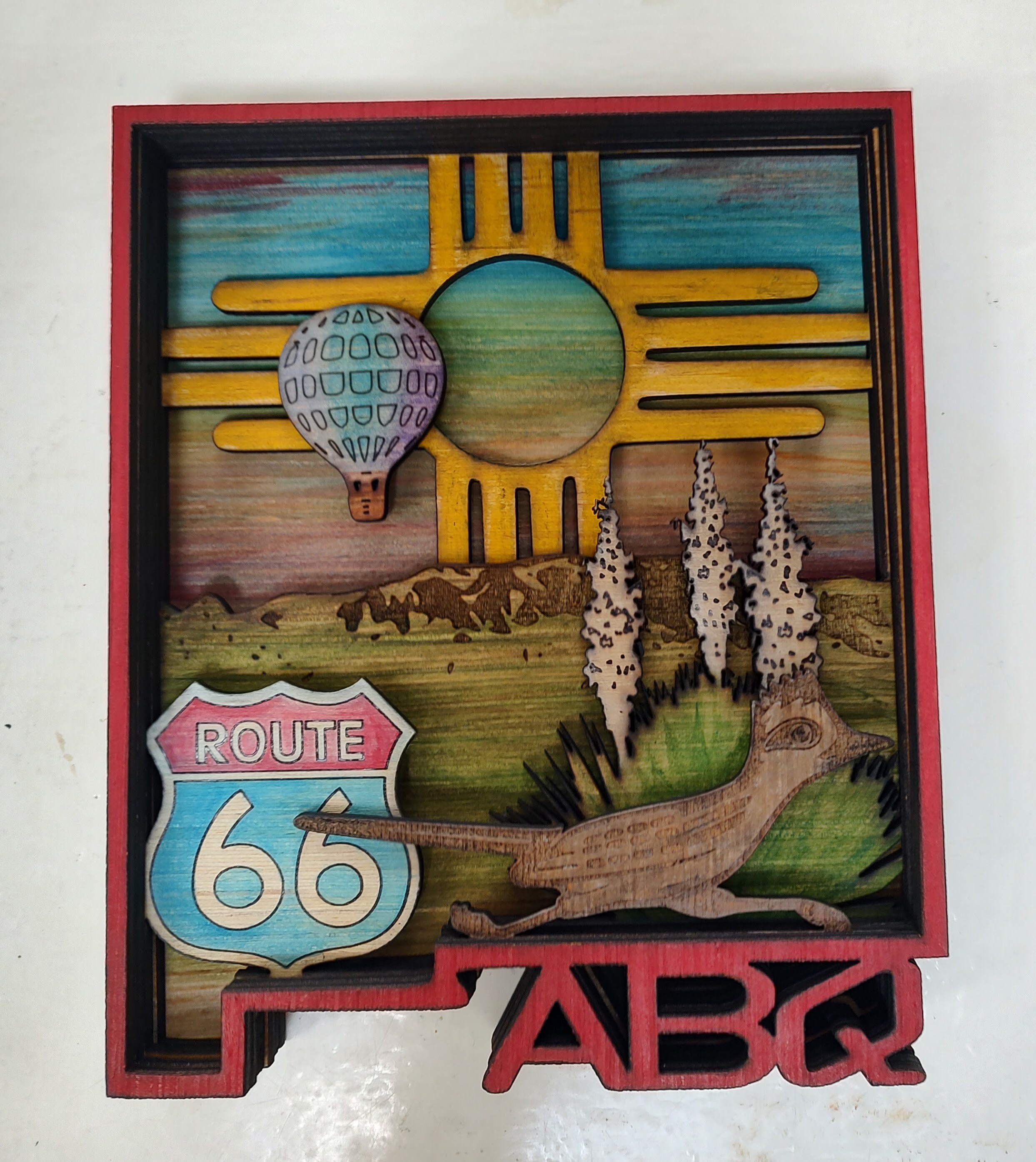 New Mexico and Albuquerque State Outline SVG/AI/DXF/LBRN2 Files - Etsy