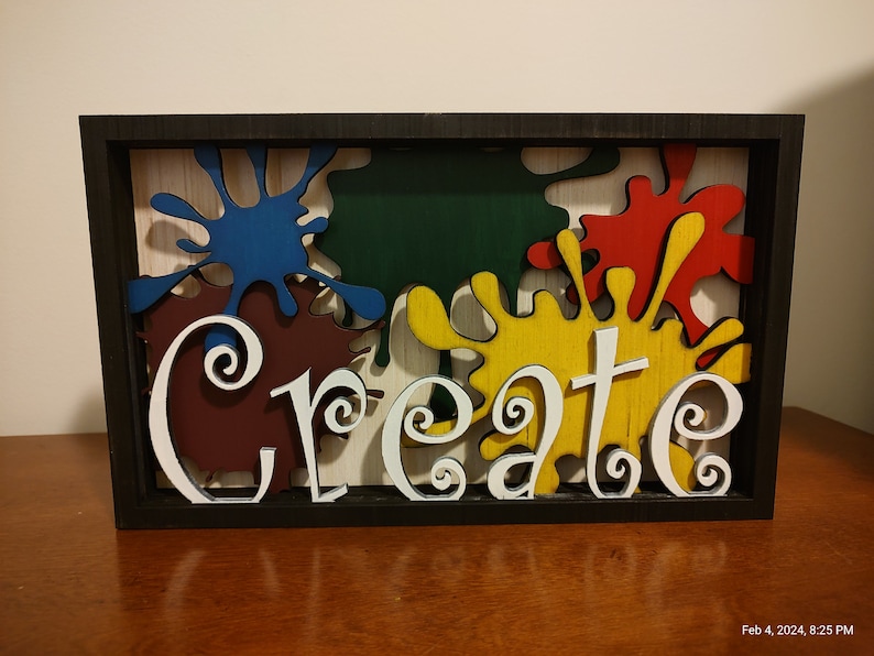 Multi Layered SVG File Create Frame - Etsy