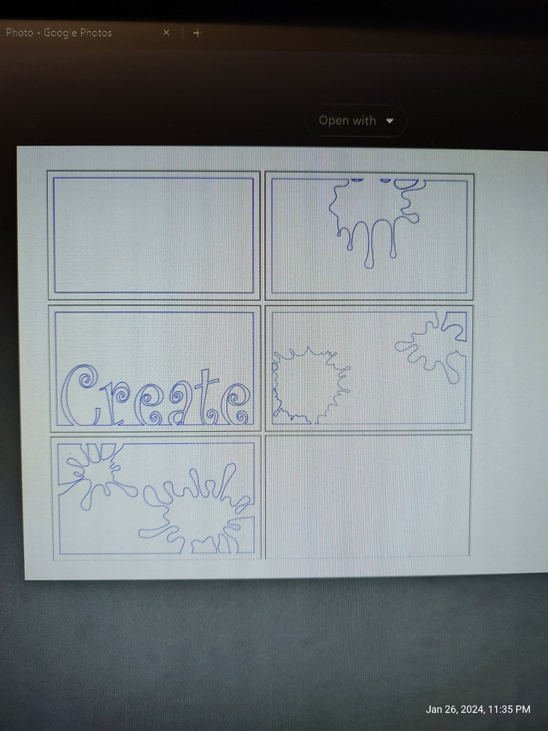 Multi Layered SVG File Create Frame - Etsy