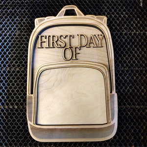 First Day of School 3 Layer SVG Cut File - Etsy