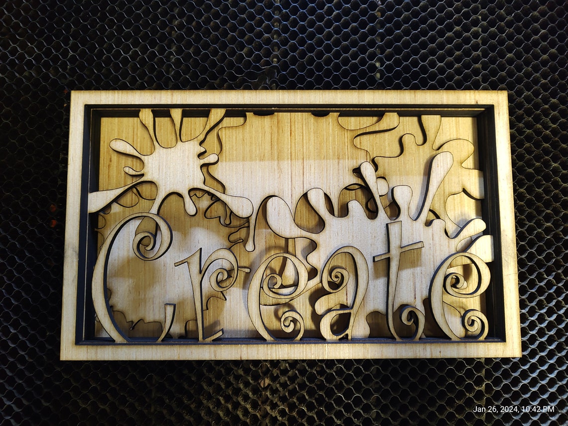 Multi Layered SVG File Create Frame - Etsy