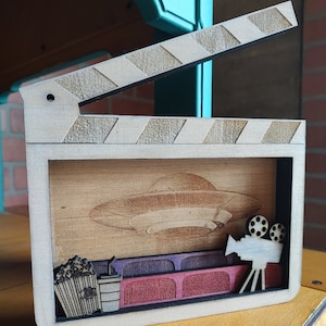 Multi Layered Movie Theater Wood Art SVG File - Etsy