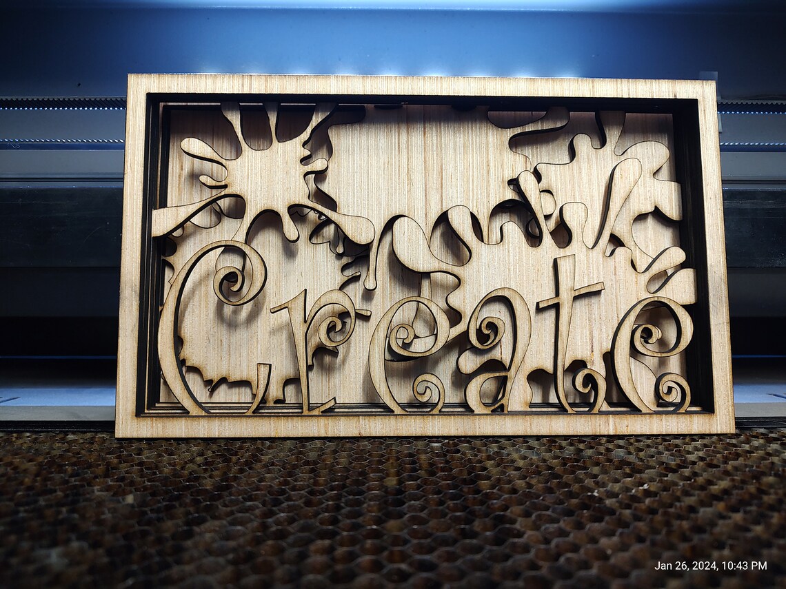 Multi Layered SVG File Create Frame - Etsy