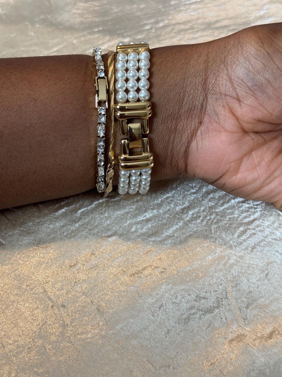 Rare Vintage Pierre Jacquard Pearl and Gold Watch – Working Quartz ...