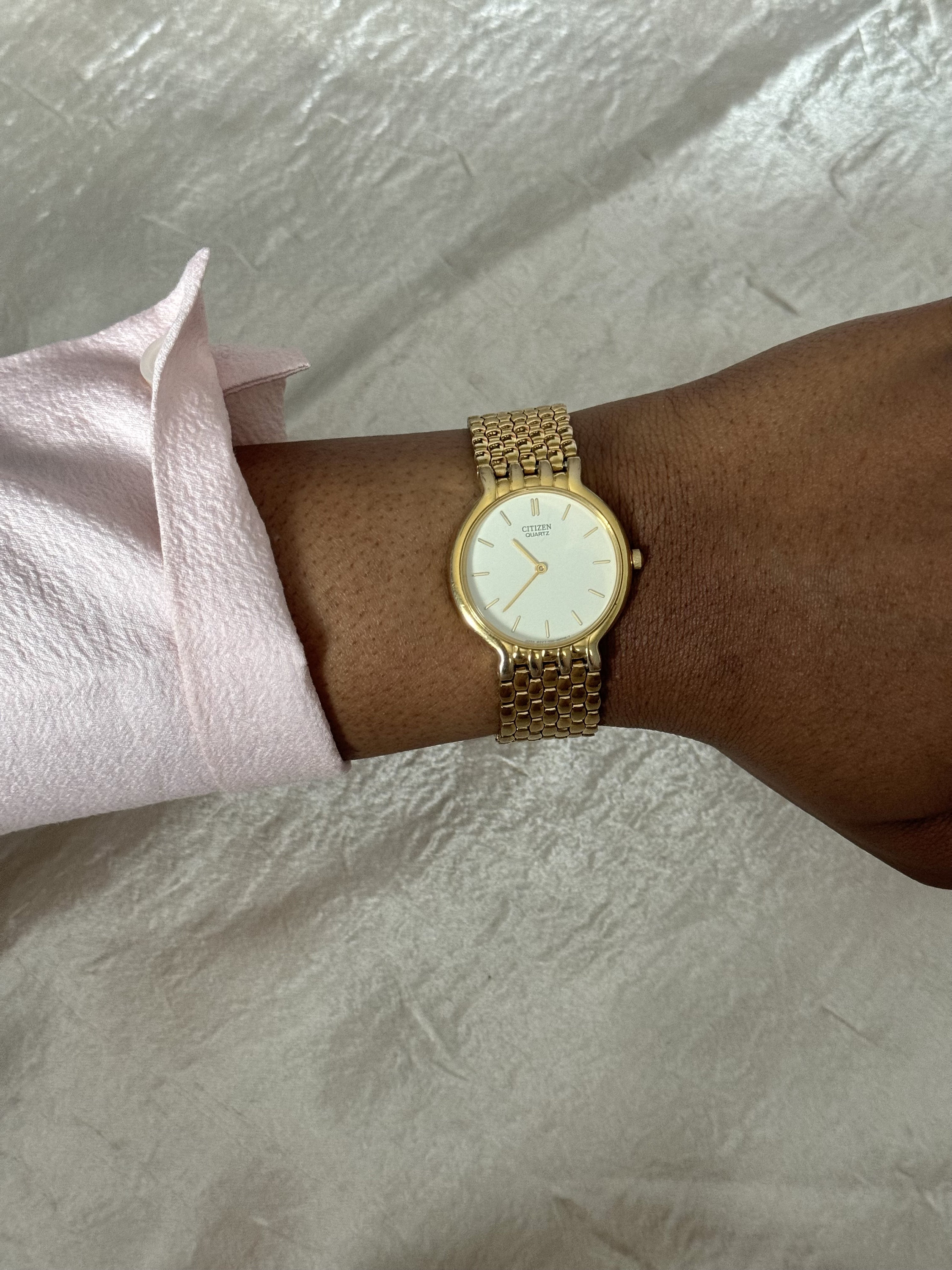 Vintage Citizen Gold Watch Round Face Classy Watch Gift for Her Womans ...