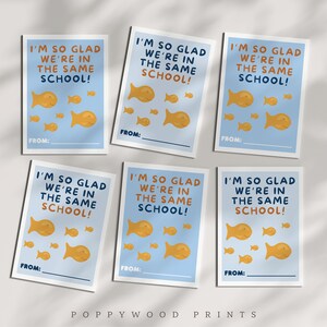 Goldfish Printable Valentine Cards for Kids - Instant Download ...