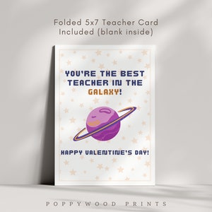 Outer Space Printable Valentine Cards for Kids - Instant Download ...
