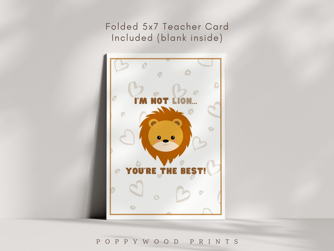 Safari Animals Printable Valentine Cards for Kids Instant Download ...