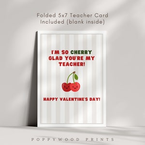 Fruit Printable Valentine Cards for Kids - Instant Download Classroom ...