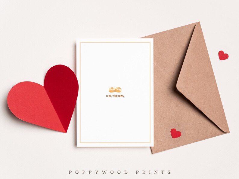 BUNS Adult Valentine Cards - Instant Download Funny Couples Valentine's ...