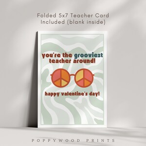 Retro Printable Valentine Cards for Kids Instant Download Classroom ...