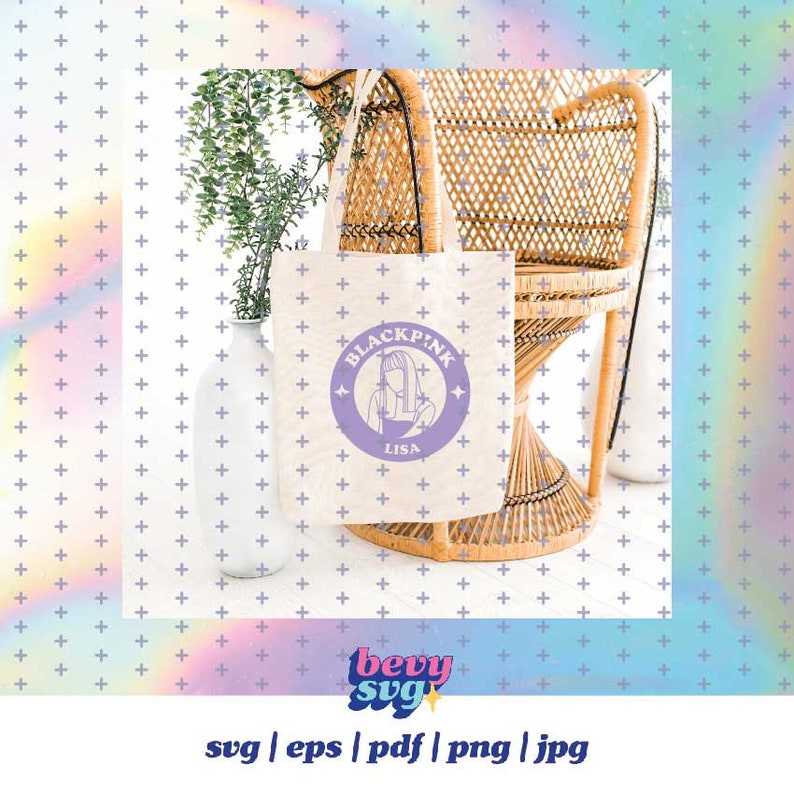 Blackpink SVG Lisa Decal Printable Svg Png Jpg Eps Pdf Vector File for ...