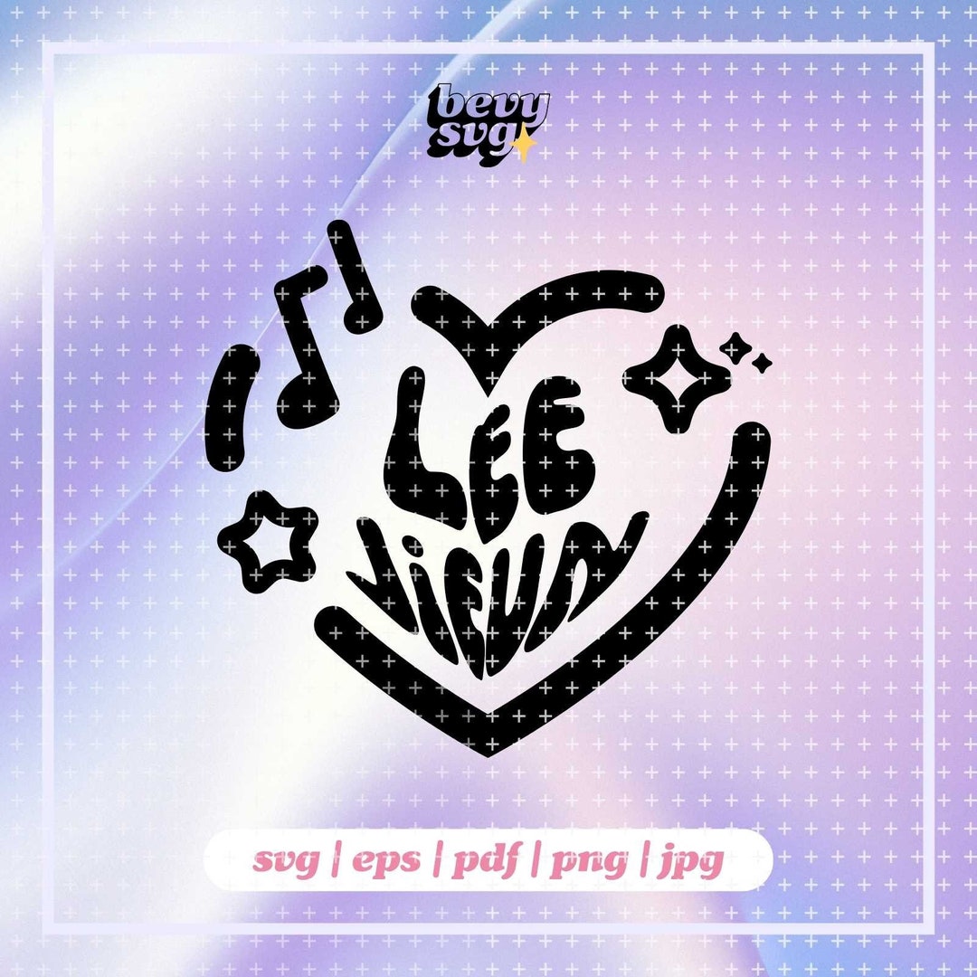 Kpop Iu SVG Cut File Template for Cricut, Silhouette, Cutting Machines ...