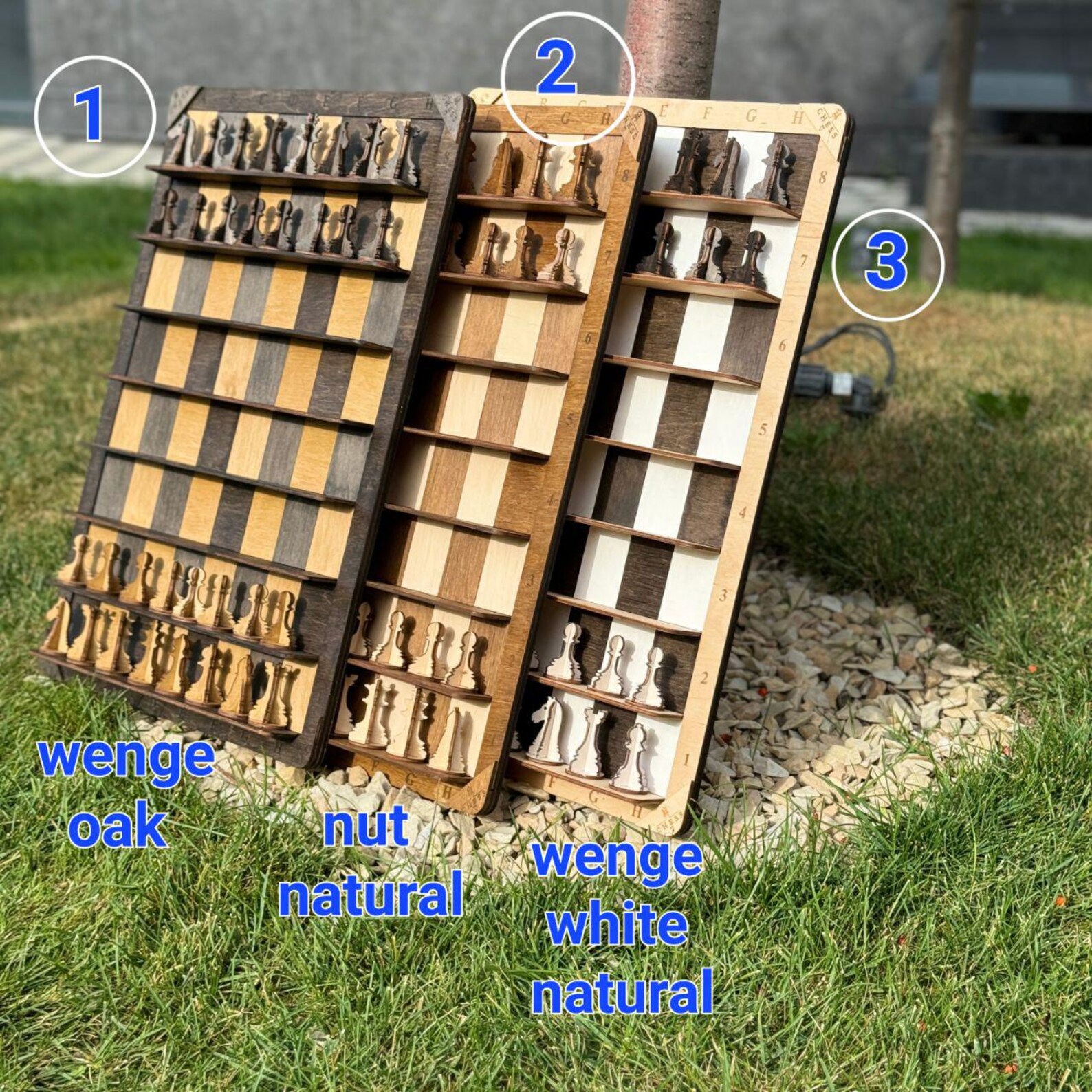 Wall Chess Art Board Home Decor Gift Large Vertical Chess Set Office ...