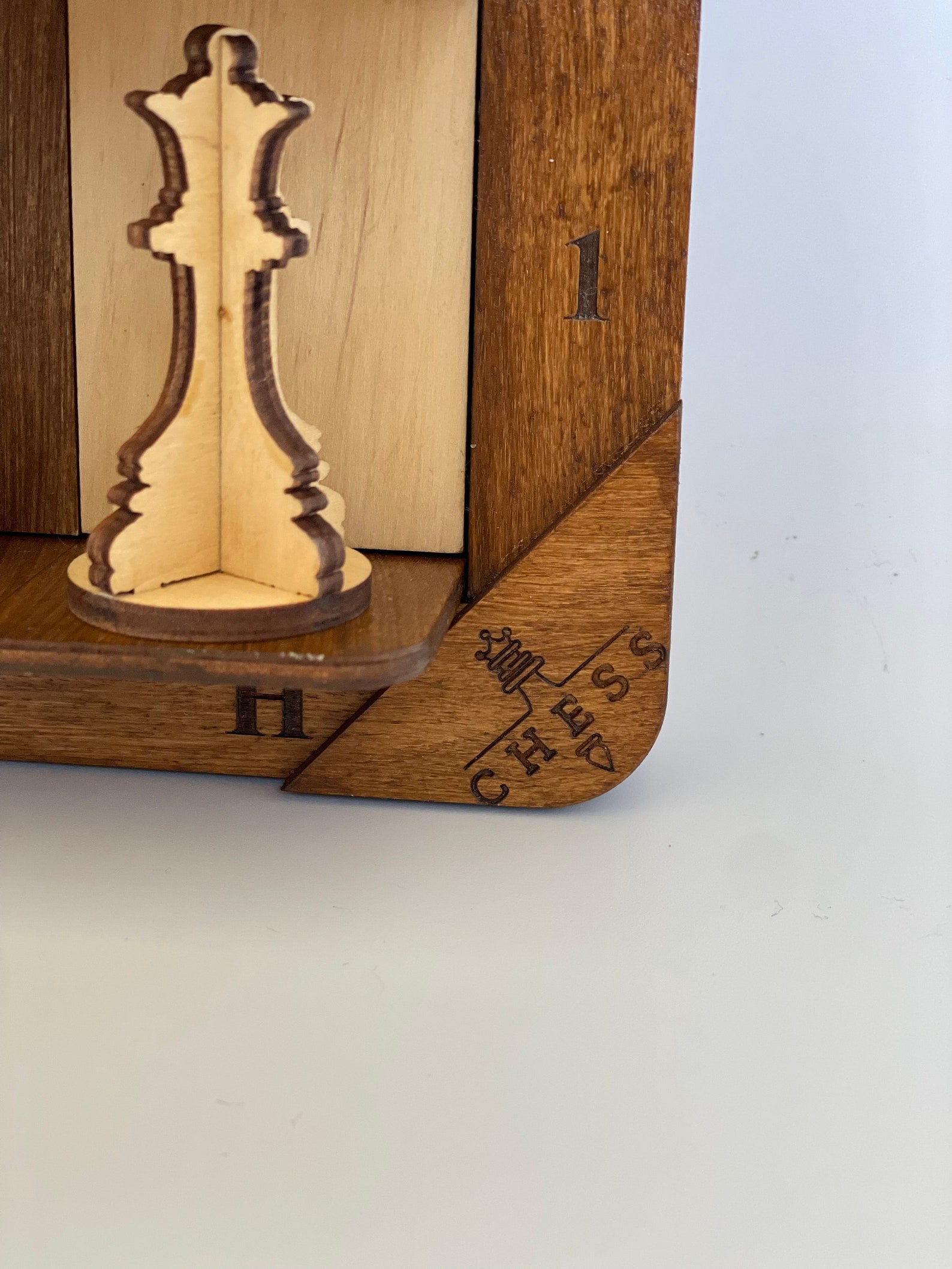 Wall-mounted Chessboard With Shelf 3D Chess Picture Chess Wall Art Gift ...