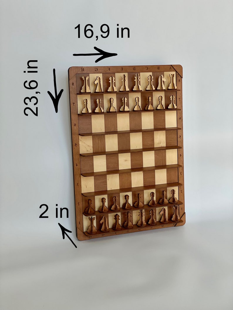 Queen's Gambit Vertical Chess Set Military Retirement Gift Cool Chess ...