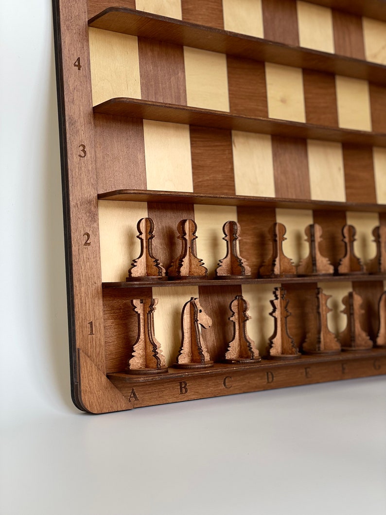 Queen's Gambit Vertical Chess Set Military Retirement Gift Cool Chess ...