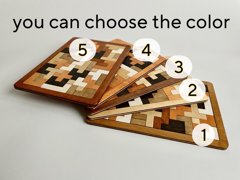 Autism Therapy Wooden Puzzle Montessori Toy Personalized Gift for ...