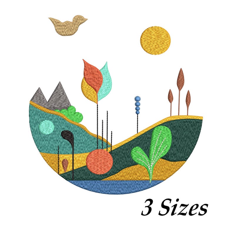 Abstract Embroidery - Etsy