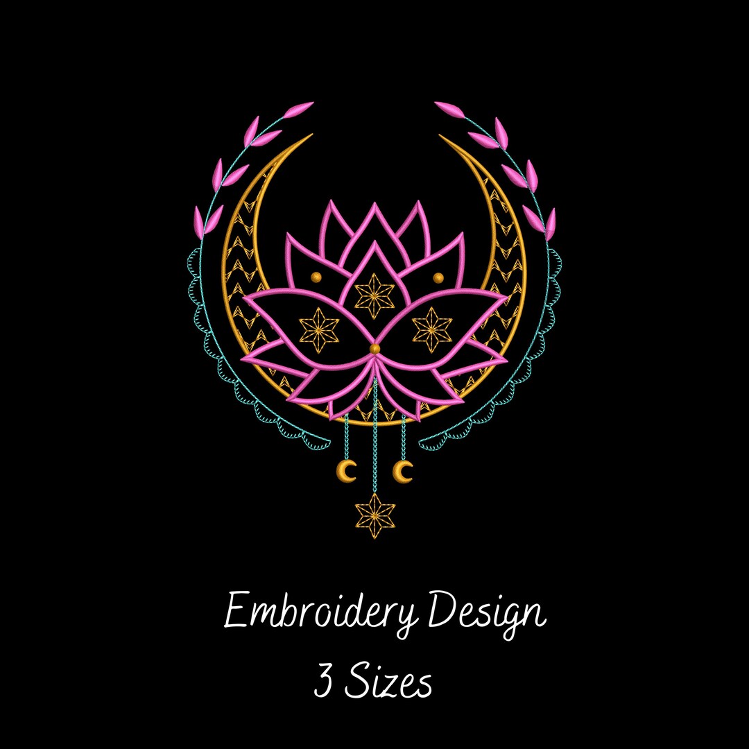 Mandala Machine Embroidery Design, 3 Sizes, Embroidery Pattern, Machine ...