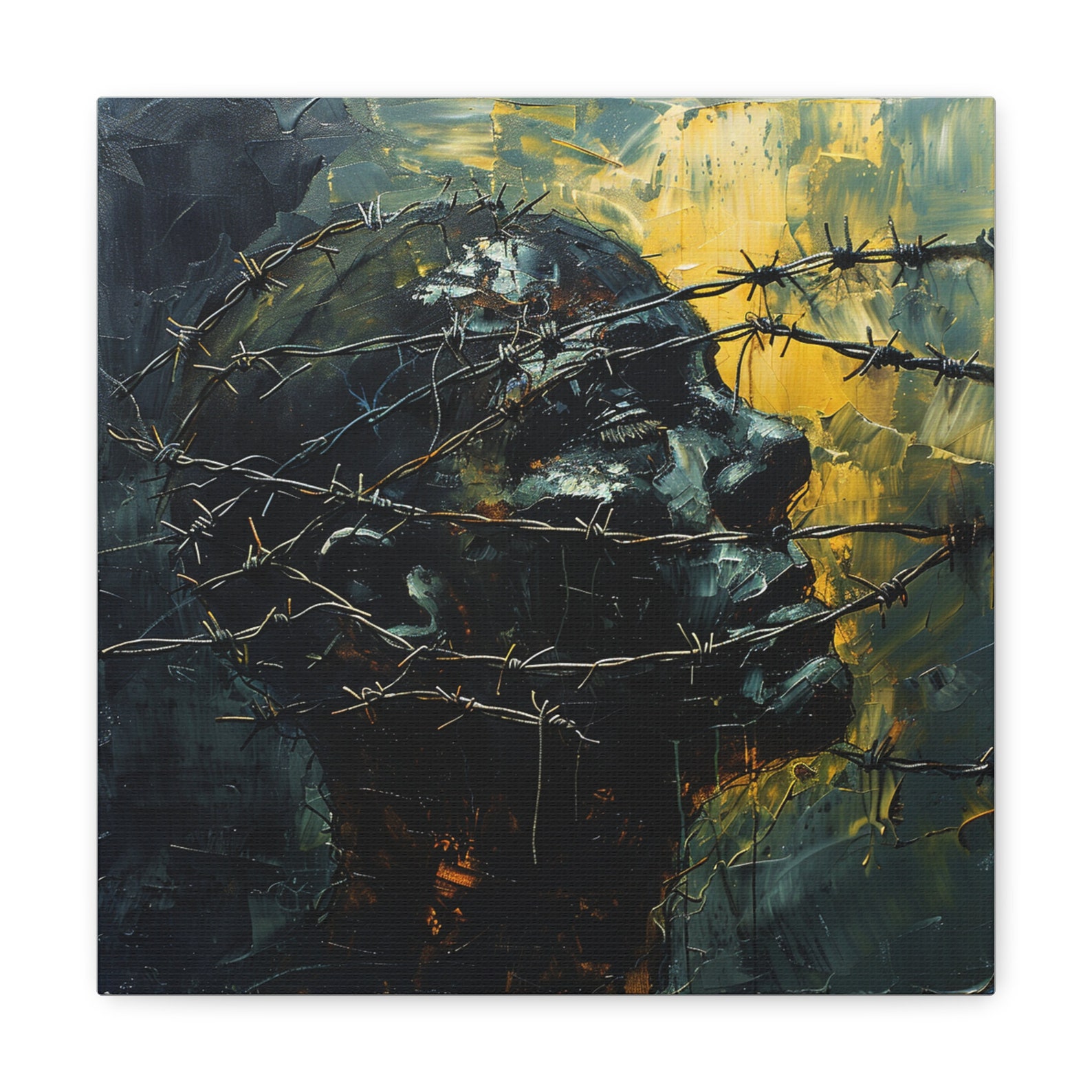 Barbed Wire of the Mind - Etsy